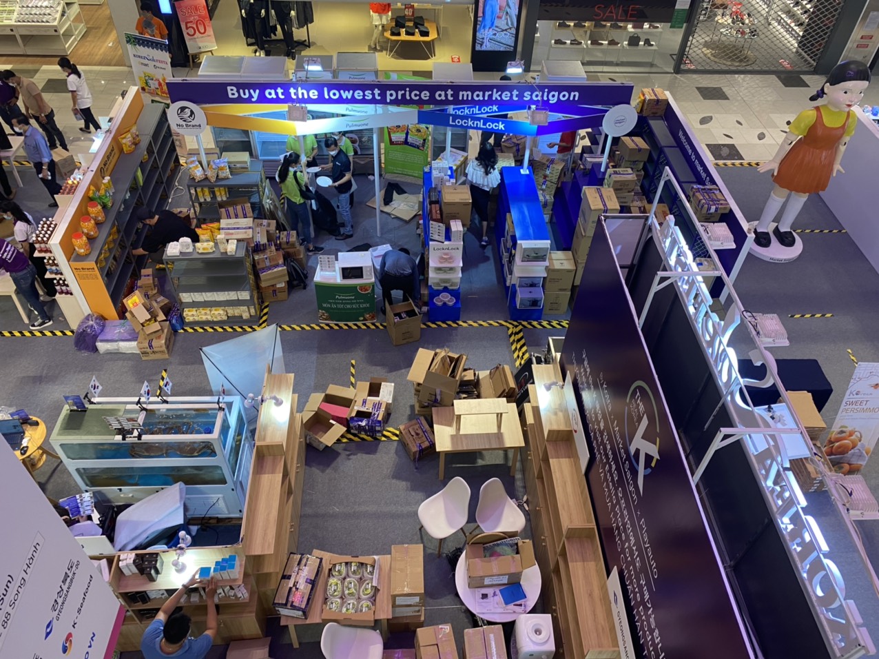 Set up sampling sản phẩm